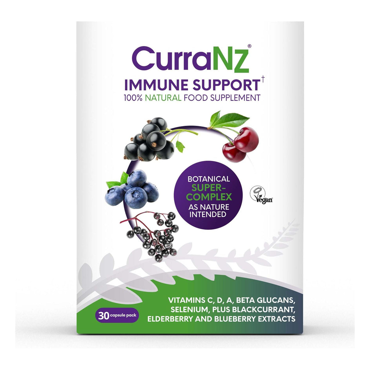 CurraNZ Immune Support New Zealand Blackcurrant Capsules Short Dated 4 ...